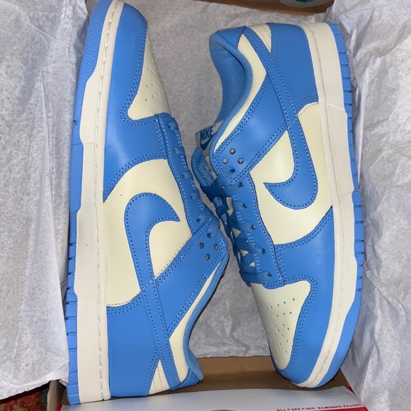 Nike | Shoes | Nike Dunk Low Retro University Blue Sneakers | Poshmark